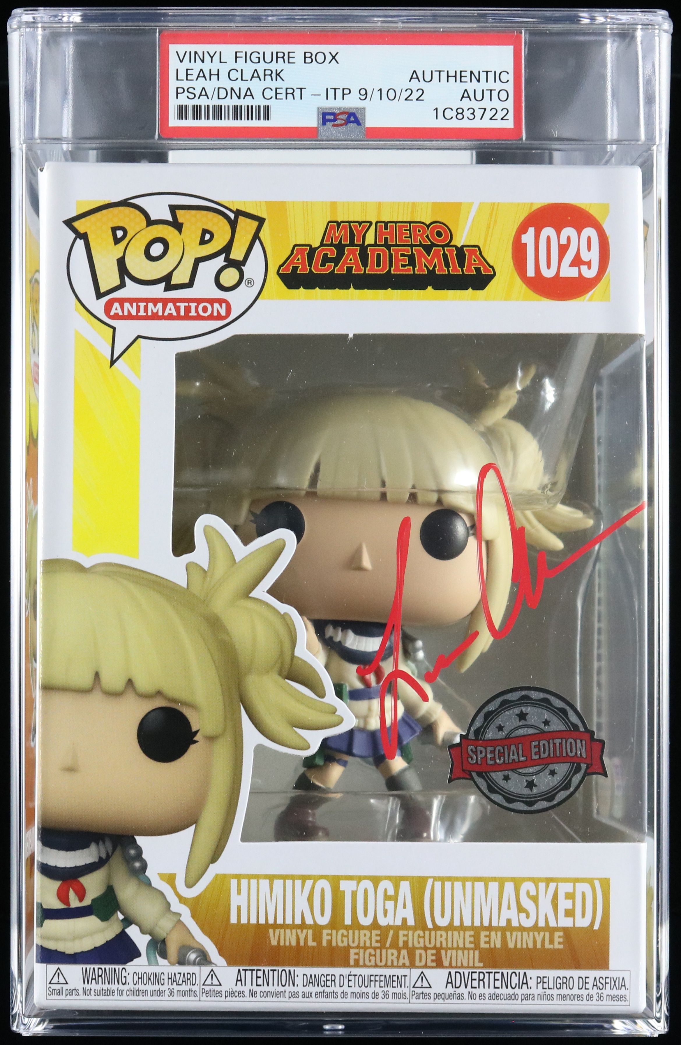 Ideal808 Inc. - My Hero Academia: Himiko Toga (Unmasked) #1029 [Signed ...