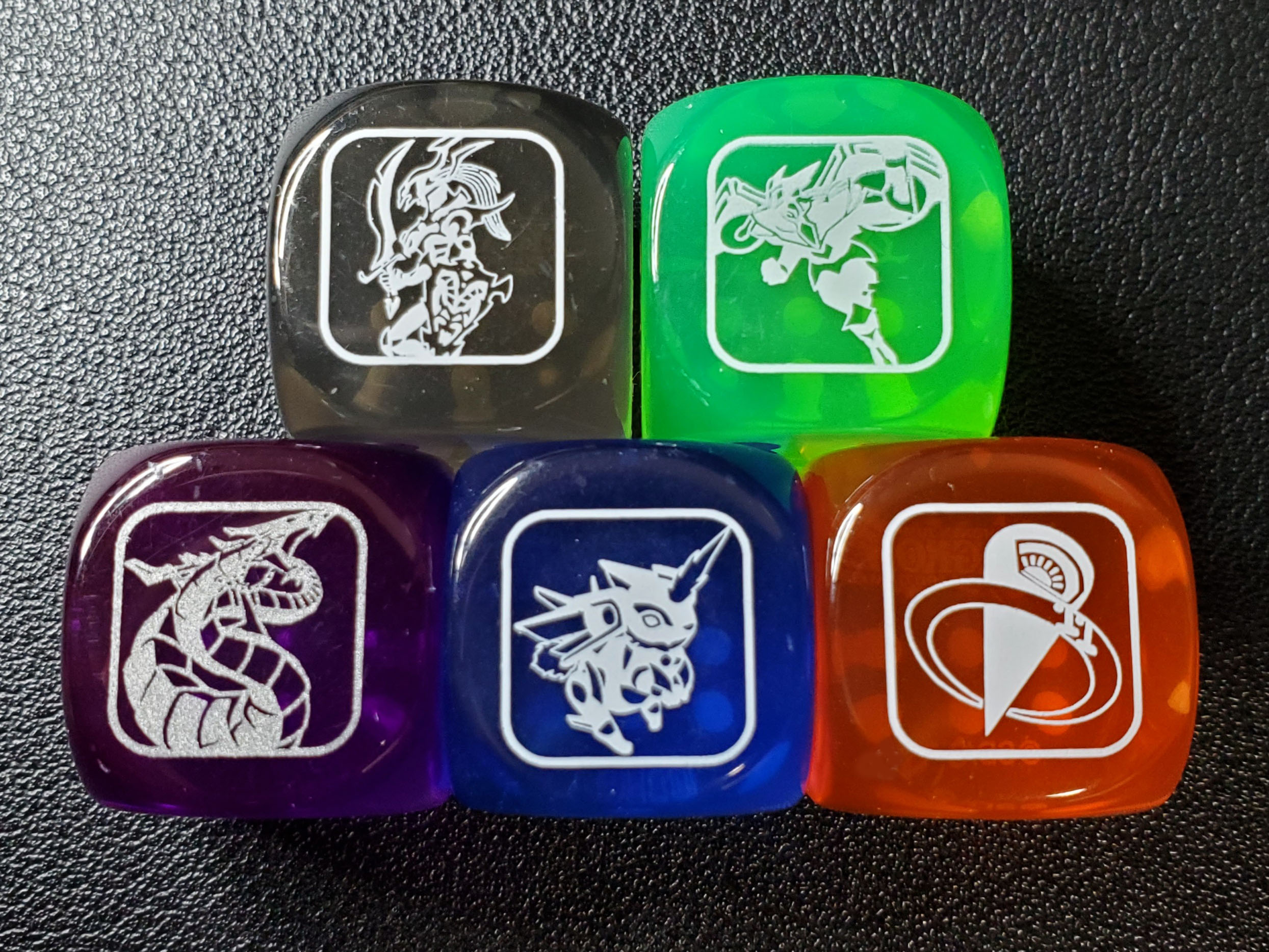 Ideal808 Inc. - Battles of Legend: Chapter 1 Dice - Set of 5 (No ...